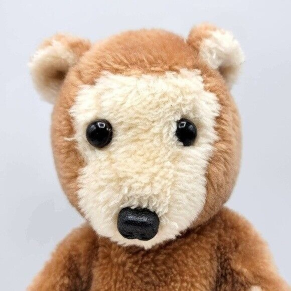 Dakin | Toys | Vtg Dakin Bear Hand Puppet Brown 978 Plush Plastic Eyes ...